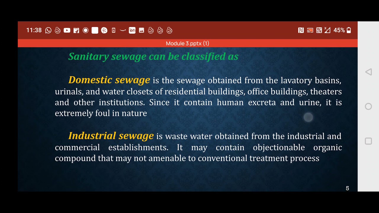 ENVIRONMENTAL ENGINEERING- MODULE 3- PART 1 - YouTube