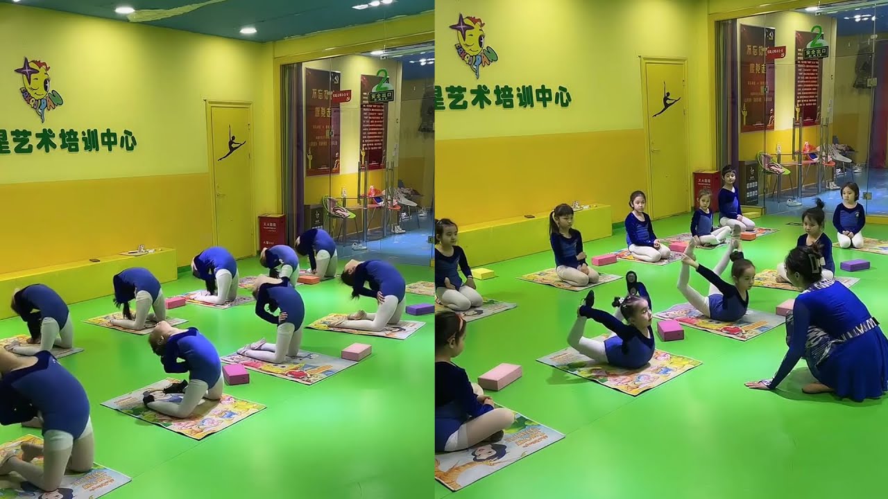 Children who study dance hard, they all work hard and become beautiful ...