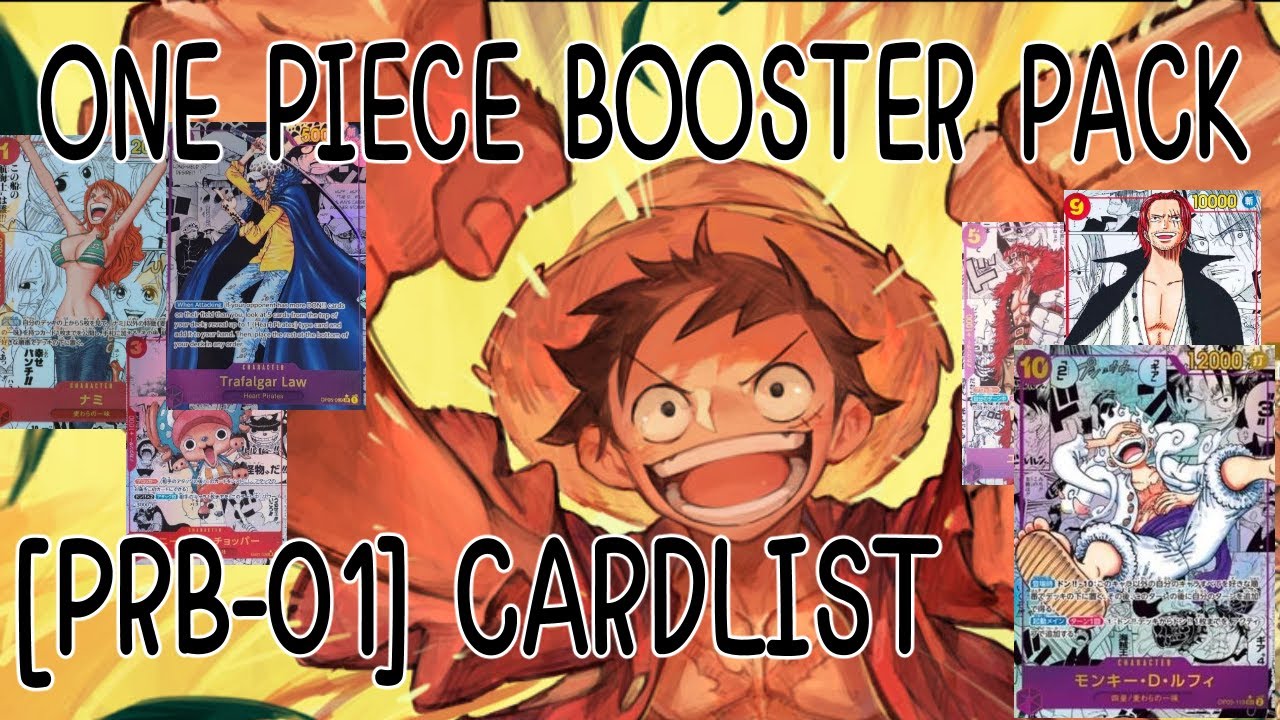 ONE PIECE PREMIUM BOOSTER -ONE PIECE CARD THE BEST- [PRB-01] CARDLIST ...