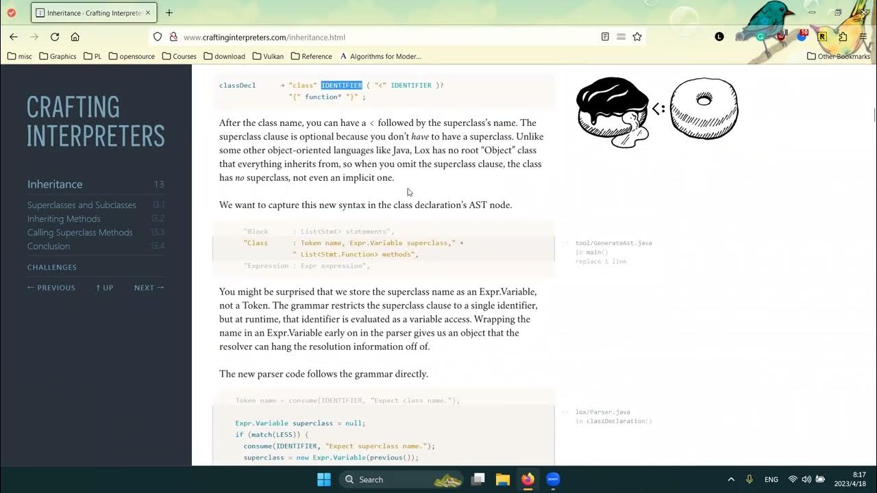 Programming Languages Virtual Meetup: "Crafting Interpreters" chapters 13 [2022-04-17] - YouTube