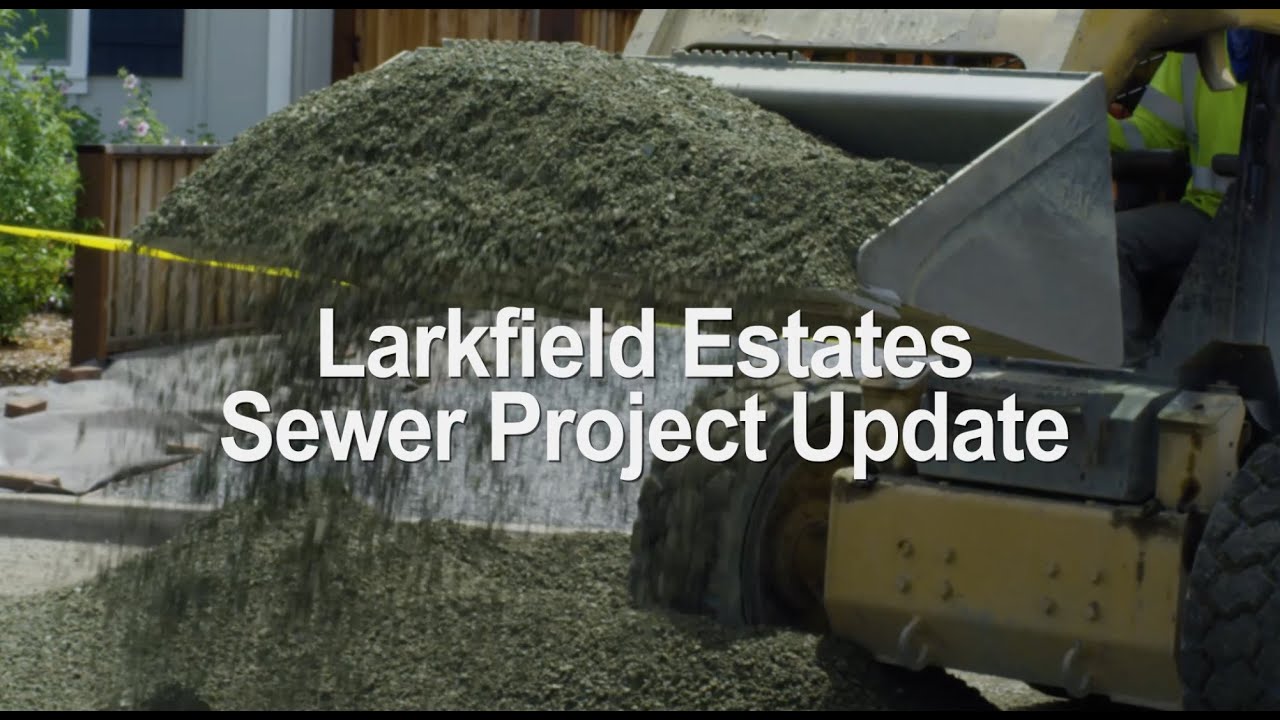 Larkfield Estate Sewer Project - YouTube