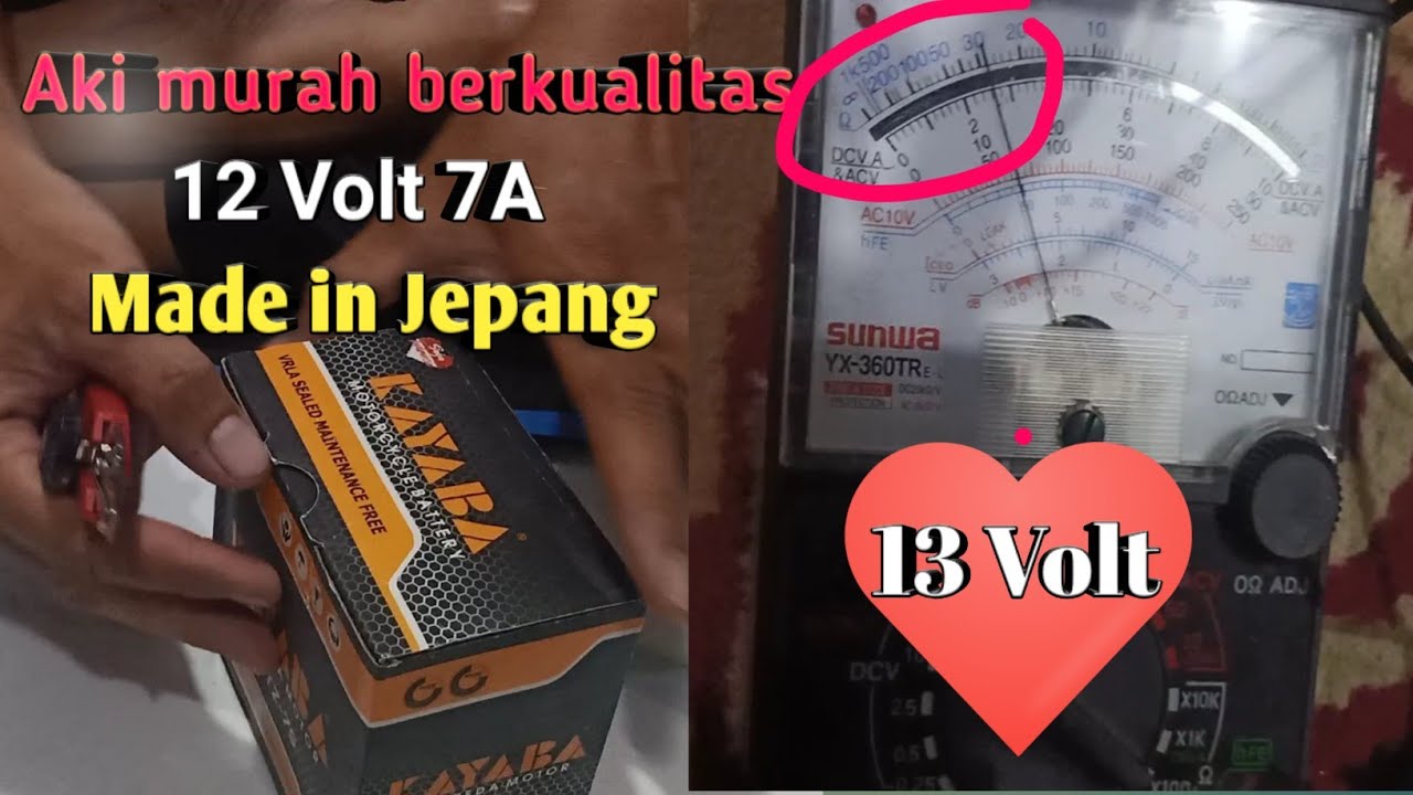 Unboxing Aki Kayaba Gtz7s Nano gel || Cek Aki Kayaba Gtz7s Nano gel ...