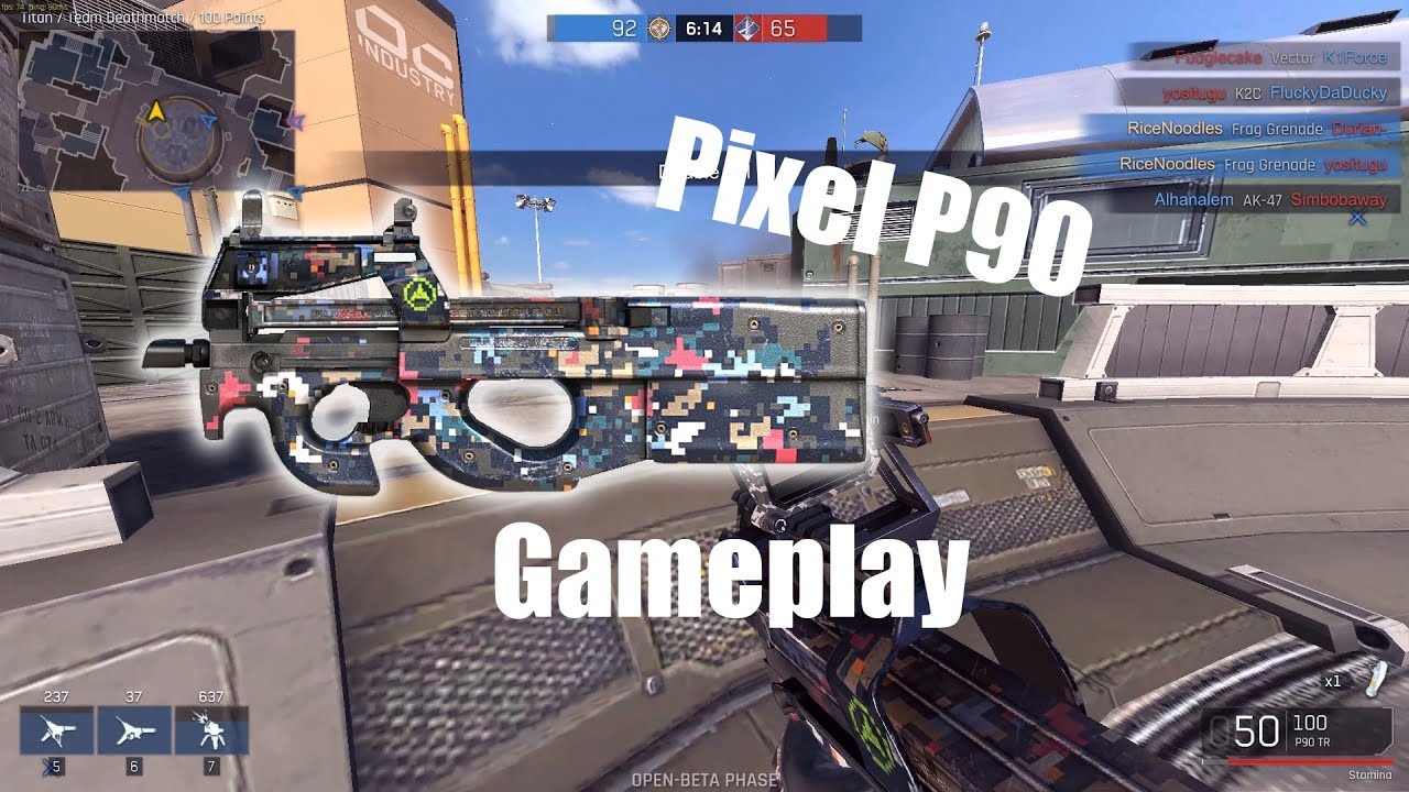 Ironsight -- Pixel P90 Gameplay - YouTube