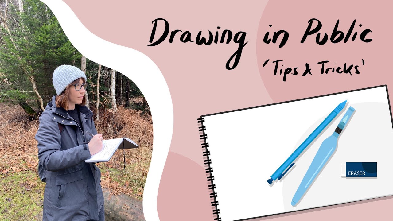 Drawing in public | Getting out and about with your sketchbook - YouTube