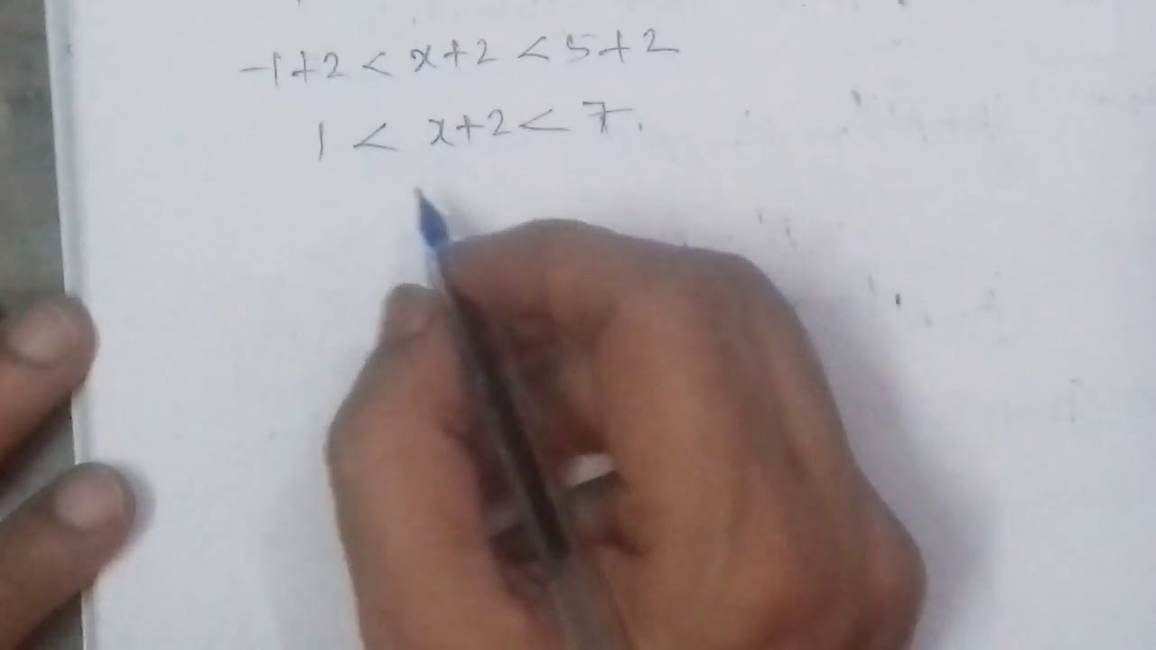 If |x-2| less than 3 then prove that: -18/7 less than x^2-1/x+2 less ...