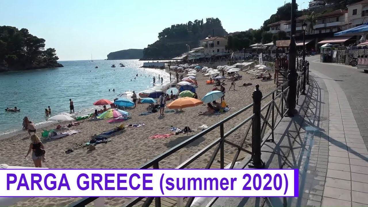 Parga GREECE walking tour (summer 2020) - YouTube