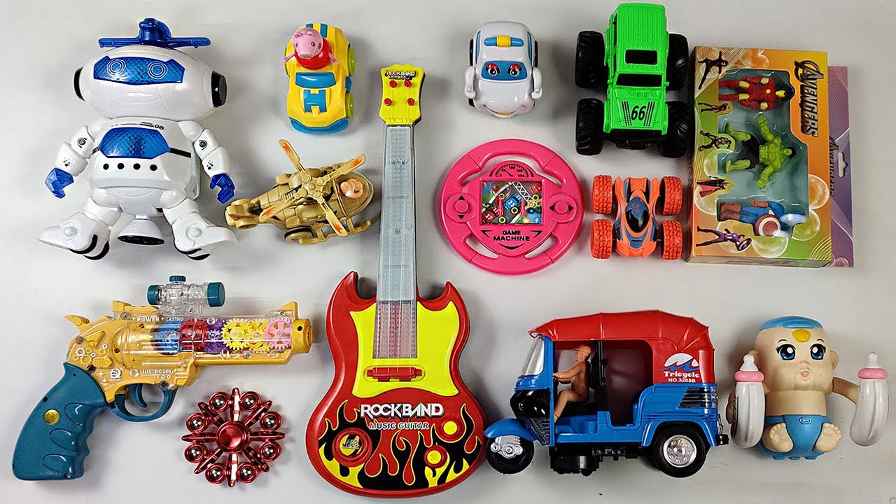 Ultimate Collection of Toys😱1000 rs Rc Car, Gun, Guitar, Beyblade ...