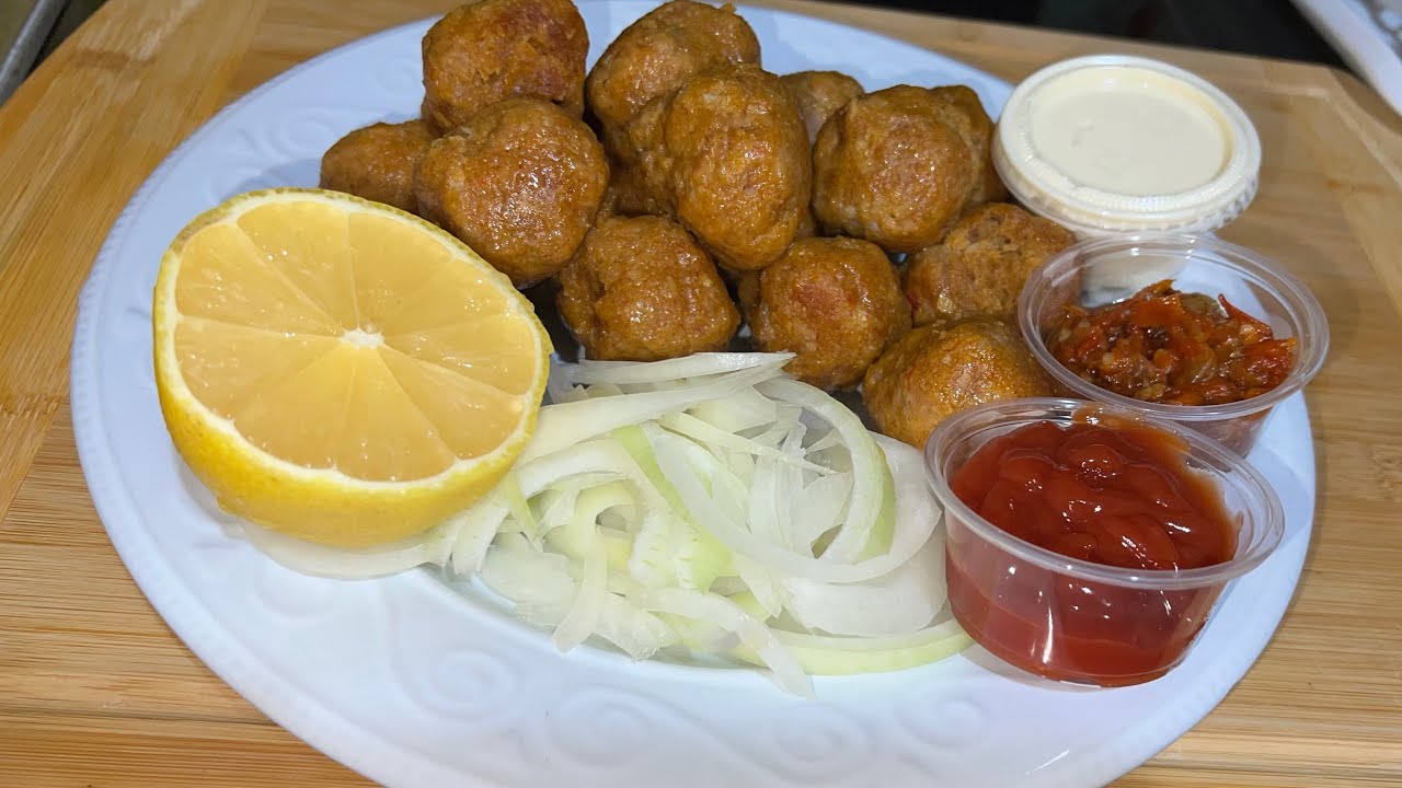 How to make Sierra Leone 🇸🇱 chicken ball (Sierra Leone street food) # ...