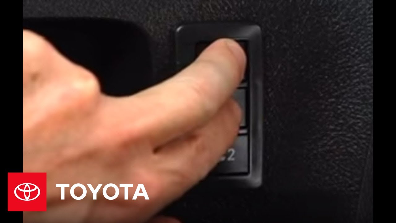 2007 - 2009 Tundra How-To: Driver's Seat Memory System | Toyota - YouTube