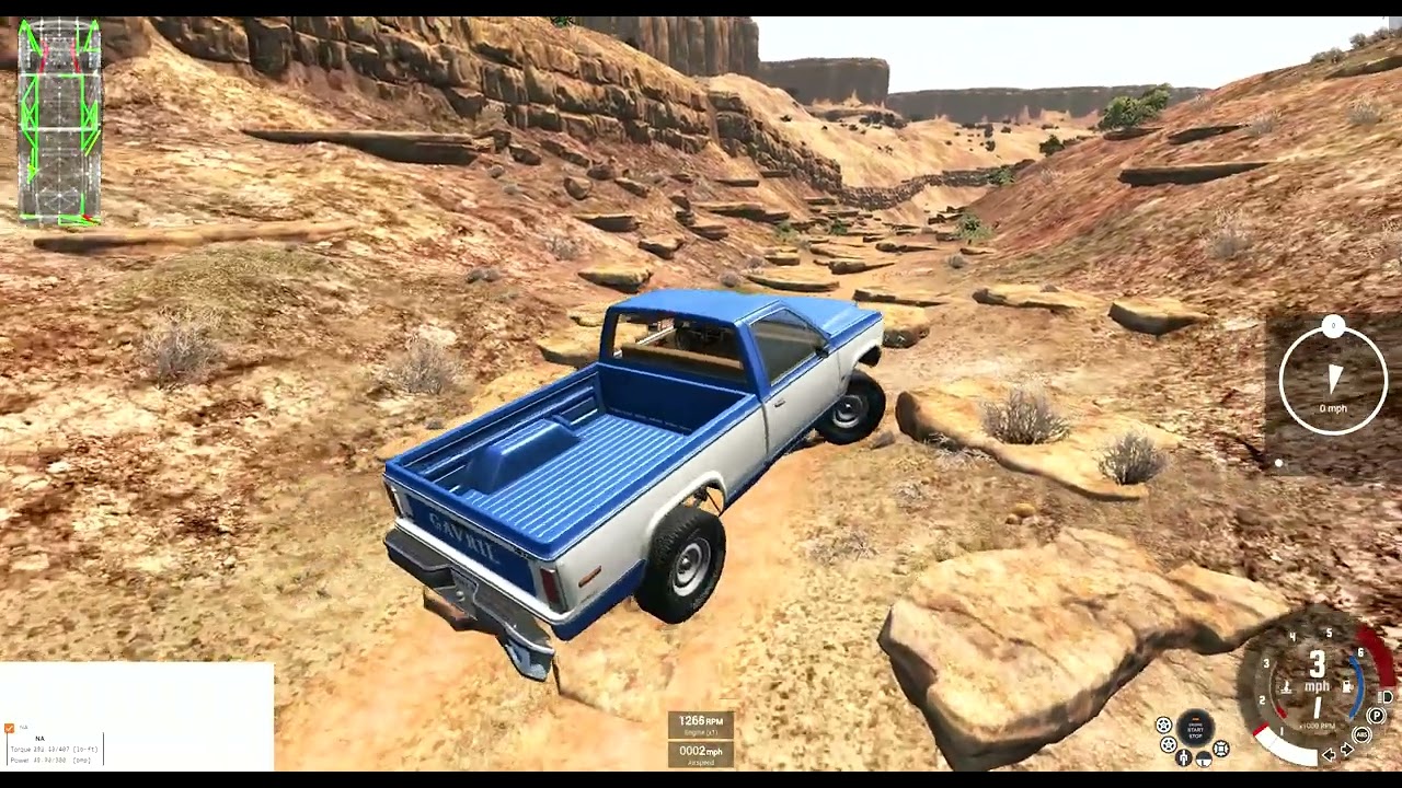 ASMR squarebody offroading in BeamNG.Drive - YouTube