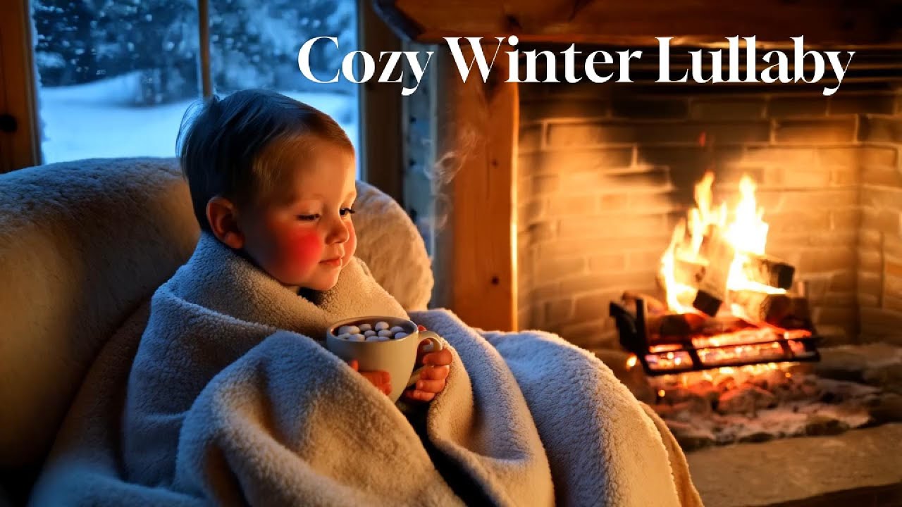 Cozy Winter Lullaby ️ | Relaxing Kids' Song for Bedtime & Snowy Nights ...