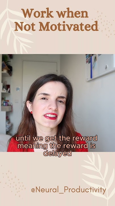 Why You Are Not Motivated to Work on Your Goals #productivityhacks #neuroscience #workmotivation ...