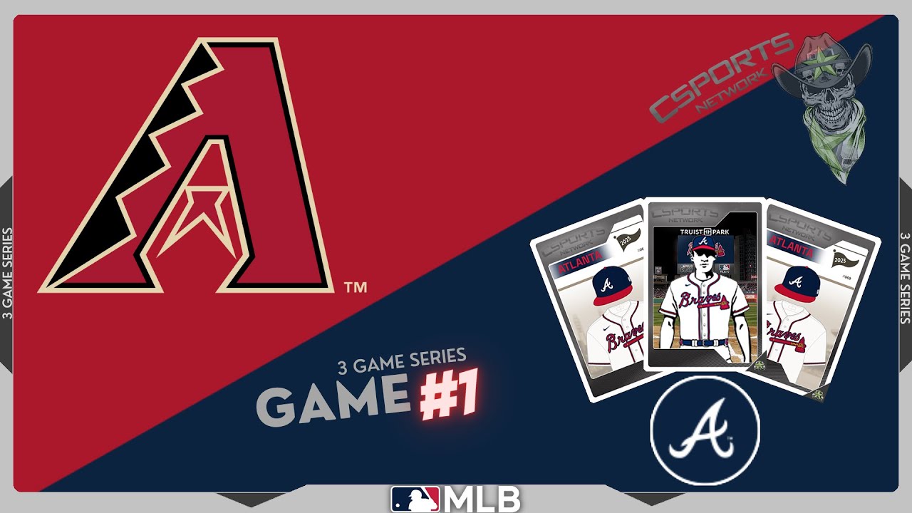 🔴ATLANTA BRAVES vs ARIZONA DIAMONDBACKS | LIVE MLB ⚾ BASEBALL | PLAY BY ...
