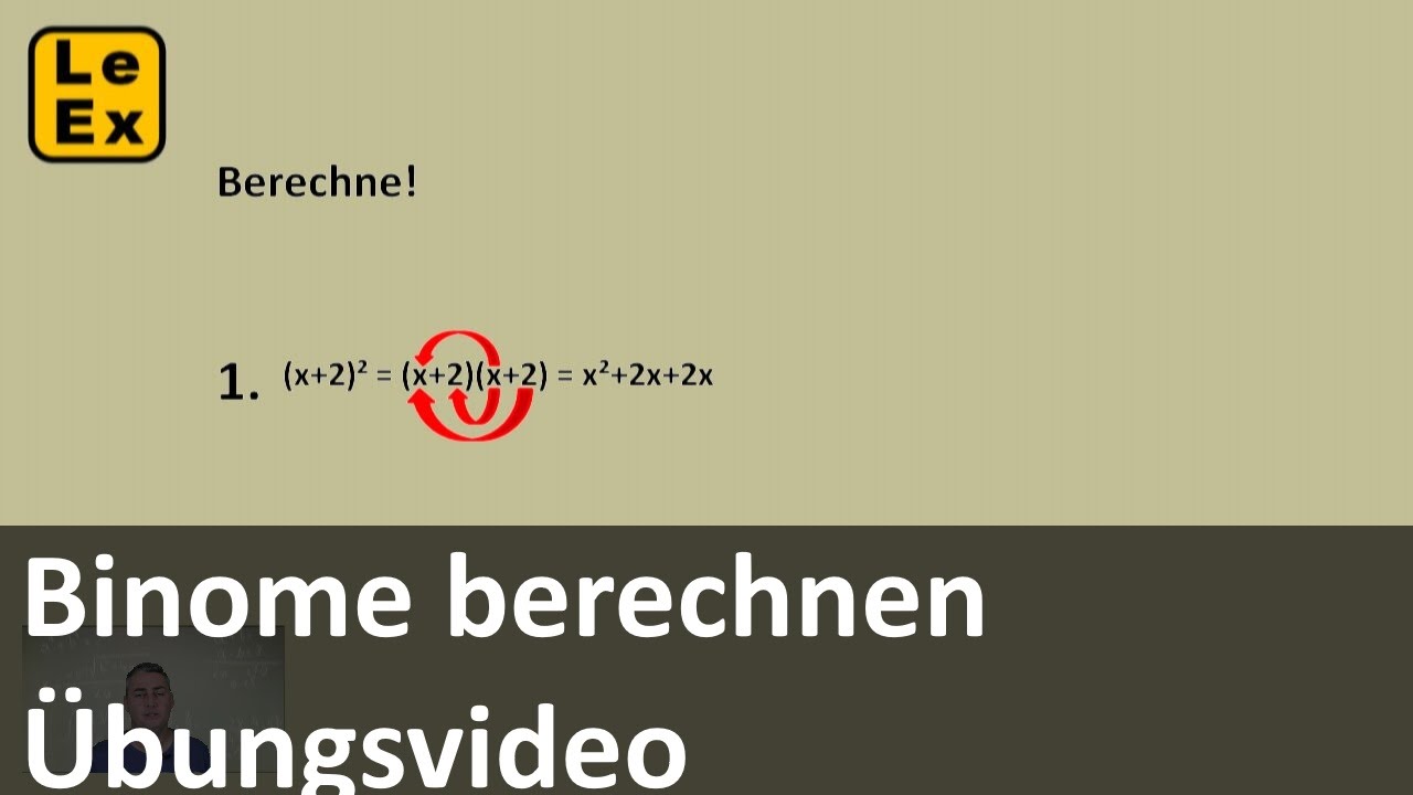 Binome berechnen | binomische Formeln - YouTube