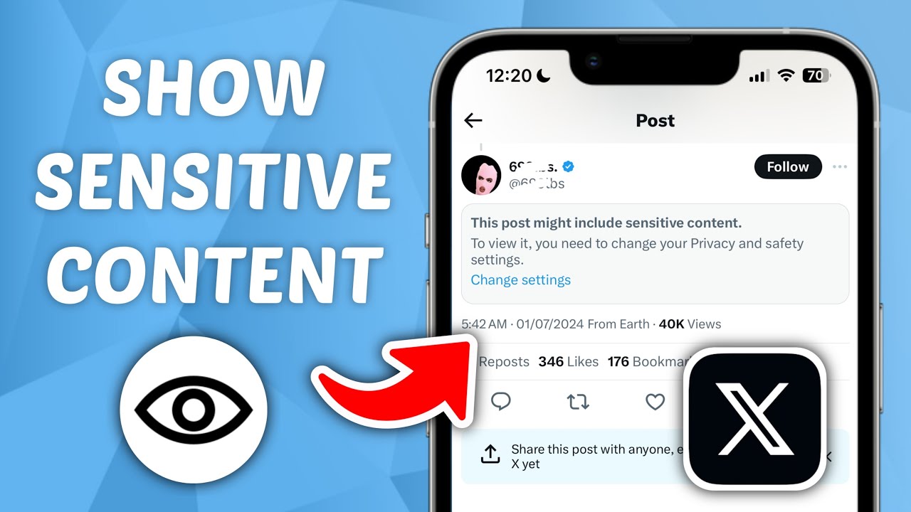 How to Show Sensitive Content on X (Twitter) - YouTube