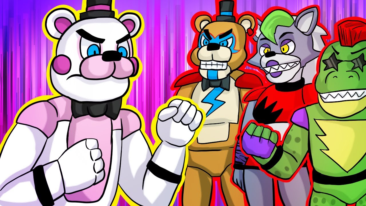 Funtime Freddy VS Glamrock Animatronics | Minecraft FNAF Roleplay - YouTube