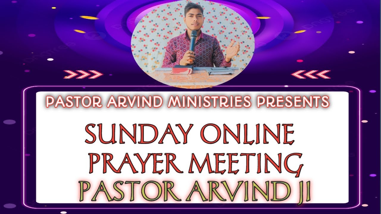 SUNDAY ONLINE PREYER MEETING 05/01/2025 || PASTOR ARVIND MINISTRIES ...