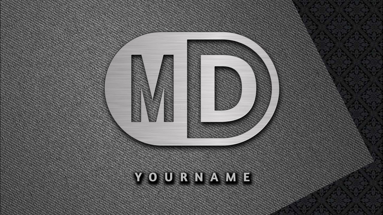 MD Professional Logo Design | How To Create MD Logo Design in pixellab ...