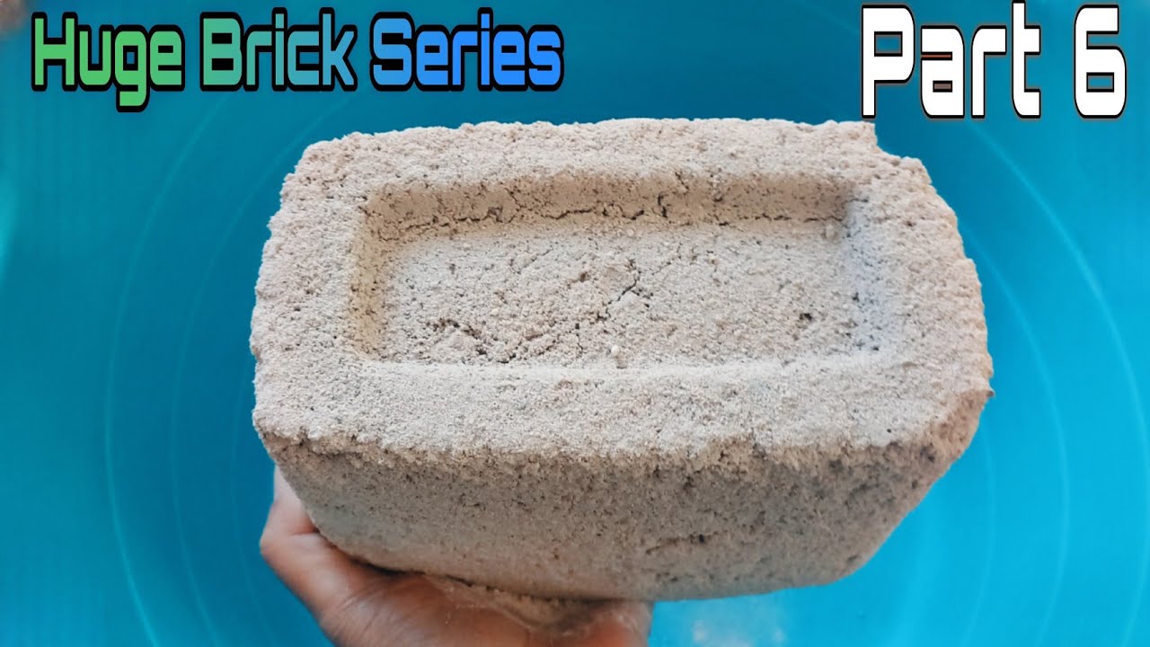 Huge Brick Series: Part 6| Handmade gritty White cement bricks ...