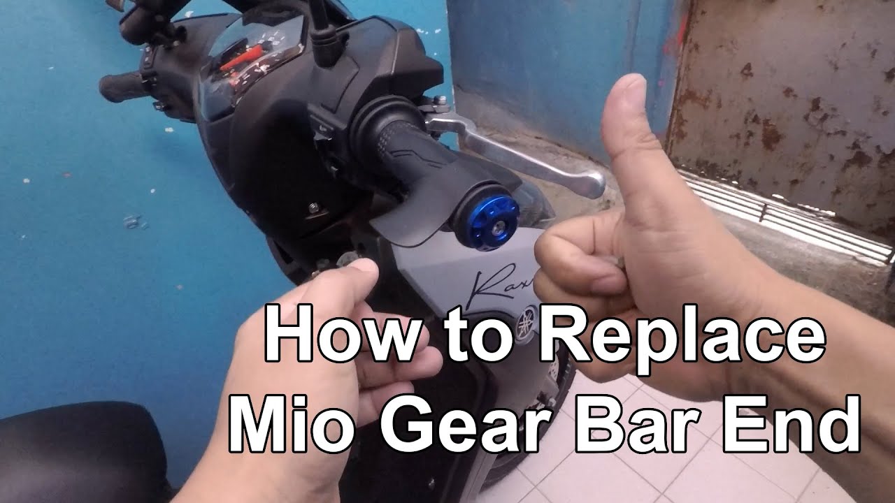 Paano Magpalit ng Handle Bar End ng Yamaha Mio Gear - YouTube