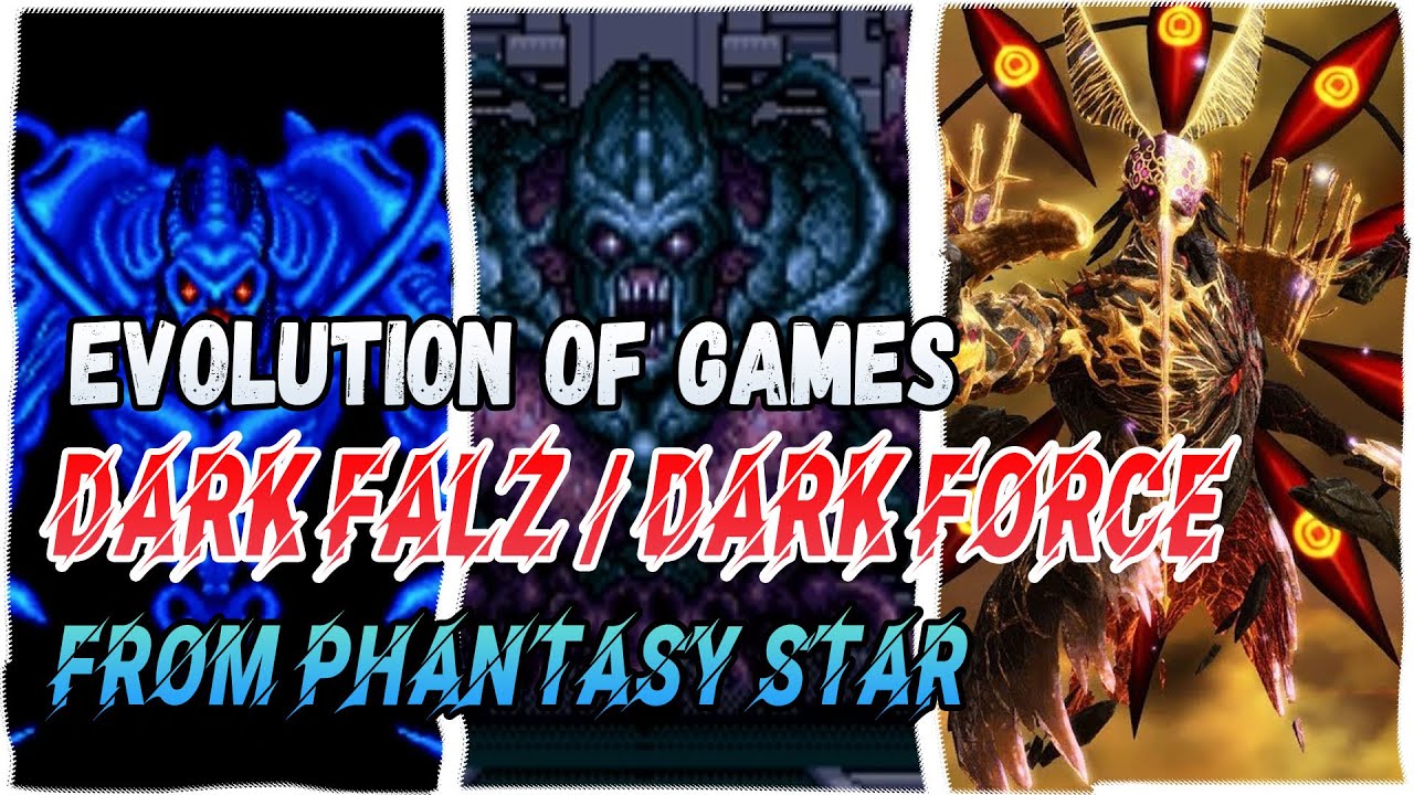 Evolution of Games: Dark Falz / Dark Force from Phantasy Star - YouTube