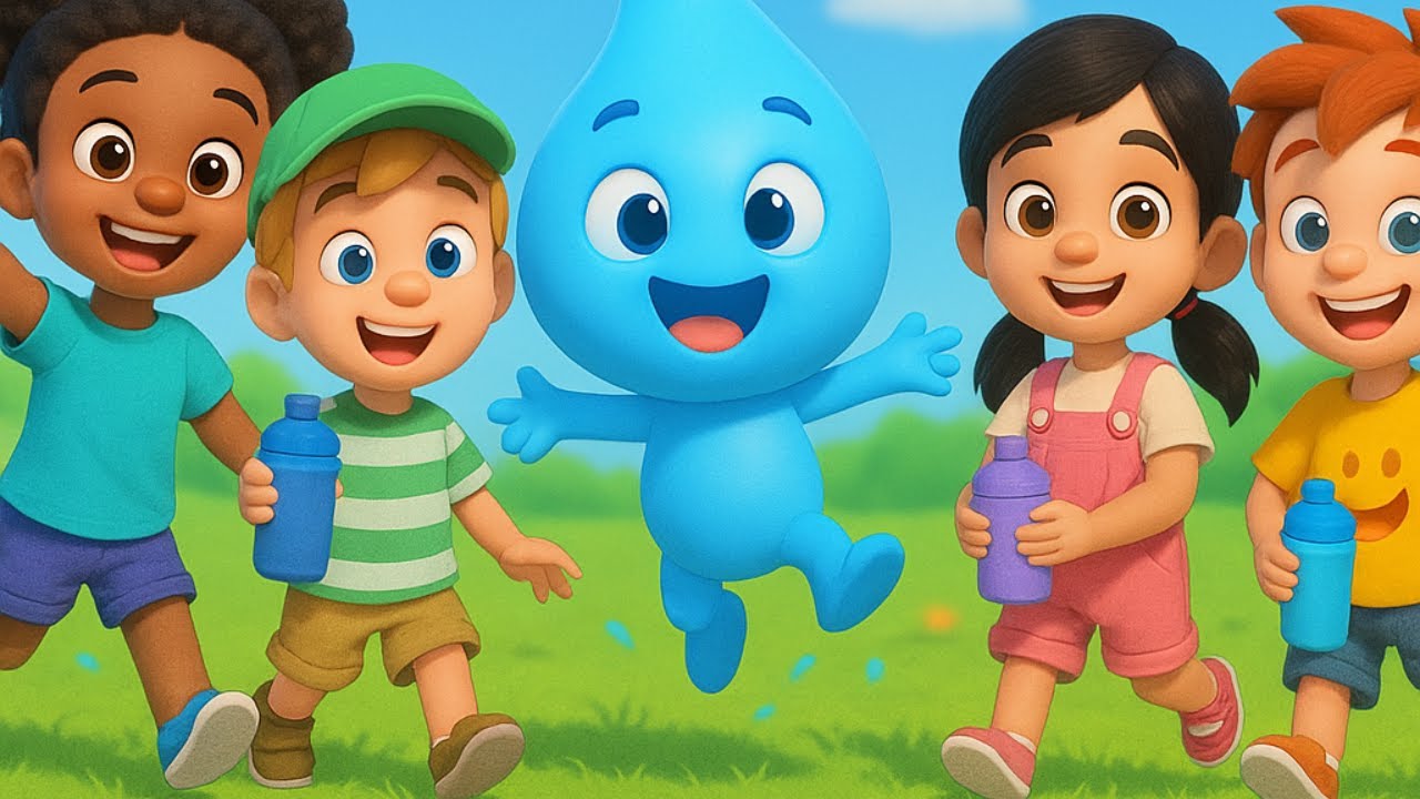 Drink, Drink, Sip Sip Sip! 💧 | Fun Kids Song About Water & Hydration ...