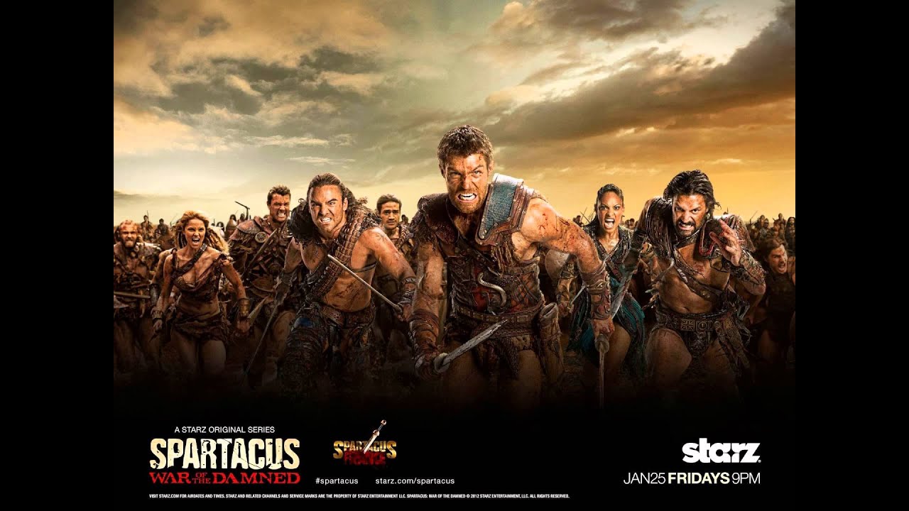Spartacus - Closing theme music (Final Episode) - YouTube