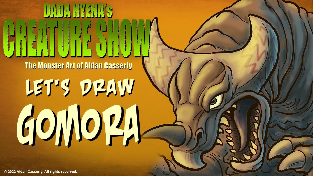 Dada Hyena's Creature Show: Let's Draw Gomora! - YouTube