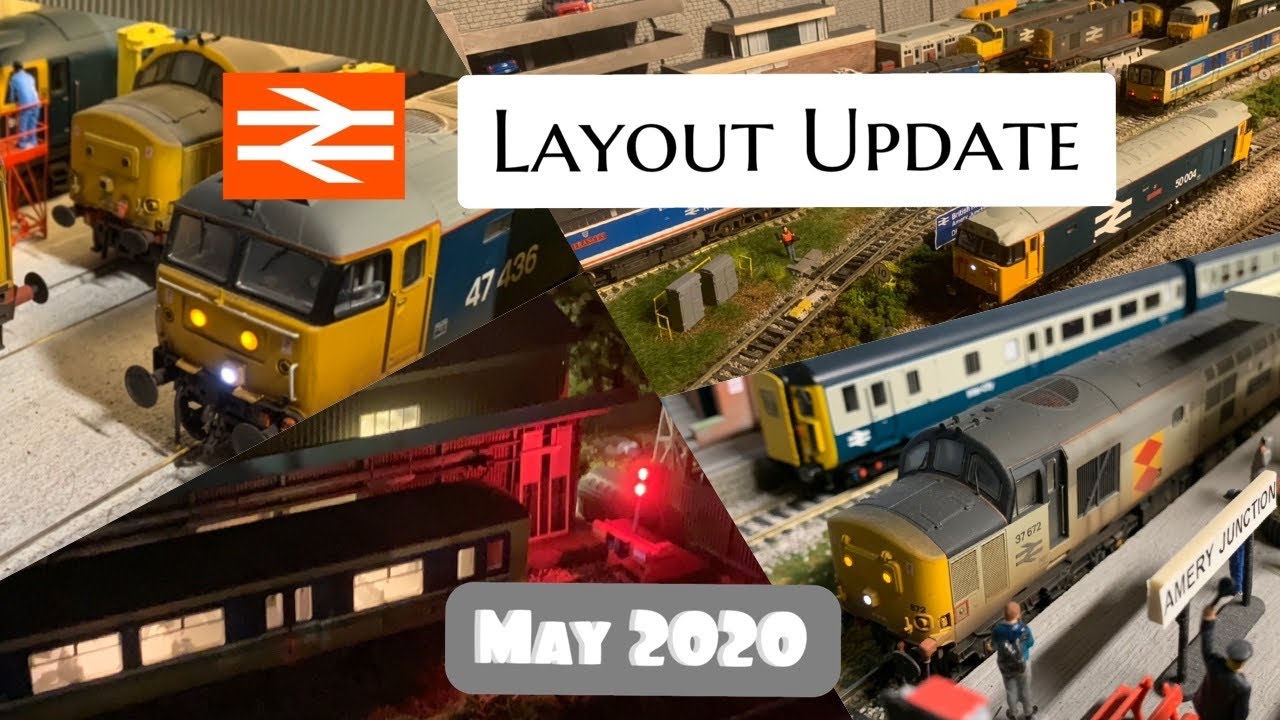 Loft Model Railway Layout Update : May 2020 - Amery Junction - YouTube