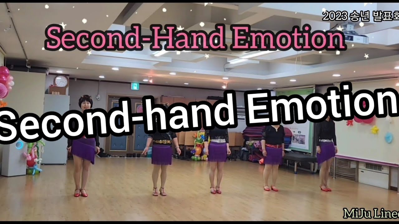 Second-hand Emotion Linedance 2023송년 조별발표곡 - YouTube