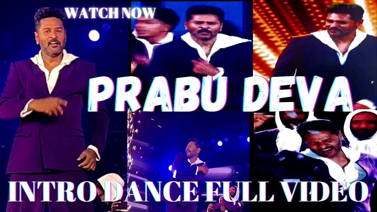 INTRO DANCE~Prabu Deva // VIBE Concert Exlusive//#explorepage #dance #youtube #trending # ...
