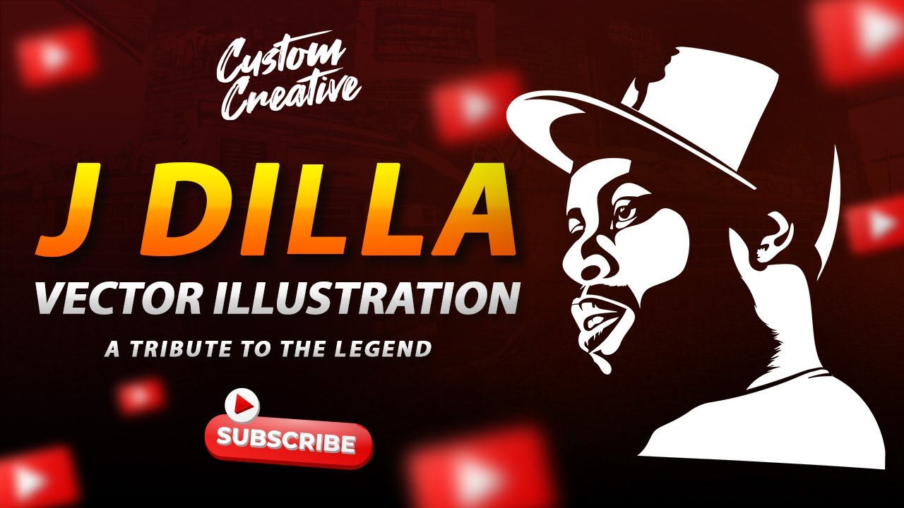 J Dilla Digital Illustration | Hip Hop Illustration | A tribute TO THE ...