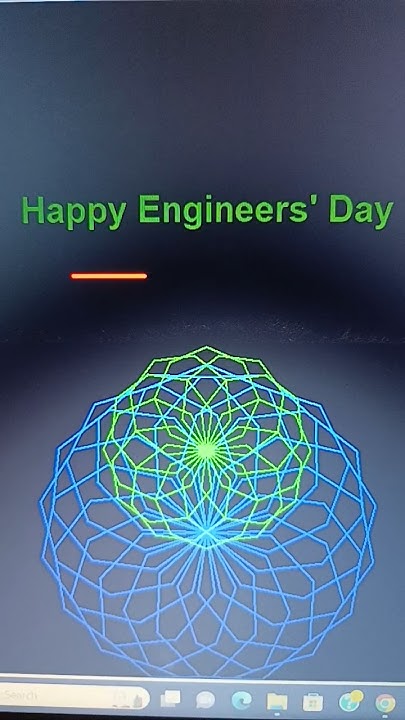 Happy Engineer's Day using python....🖥️#engineering #coding #pythonprogramming #shorts - YouTube