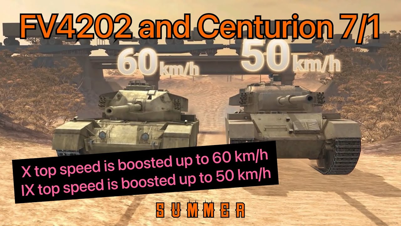 FV4202 and Centurion 7/1 | 戰車世界 閃擊戰 | WoT Blitz | Update 8.2 - YouTube
