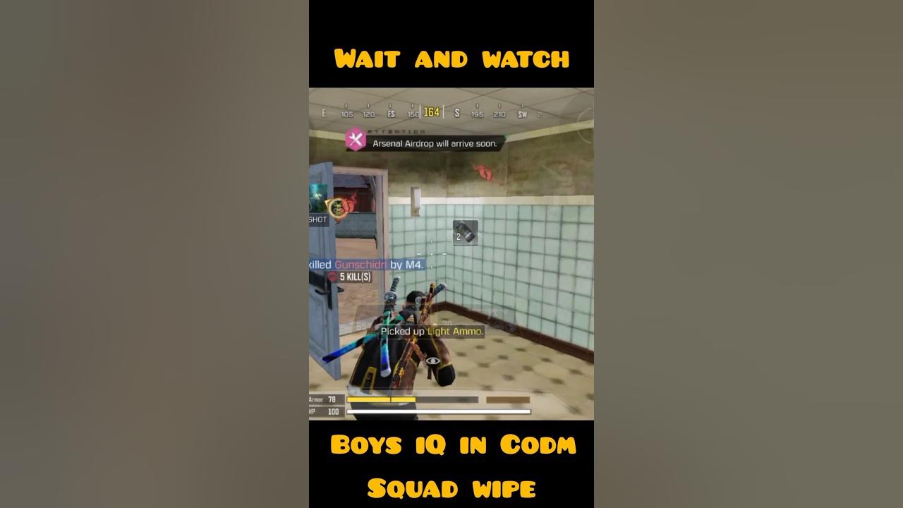 Codm Boys IQ use Squad Wipe In battle Royal #callofdutymobile #codmobile #shorts - YouTube