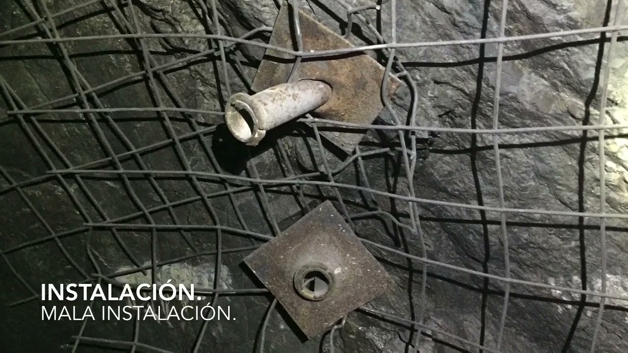 Sostenimiento con Split Set - YouTube