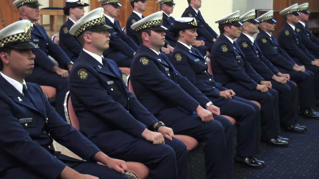 Graduation of first squad of PSOs - YouTube