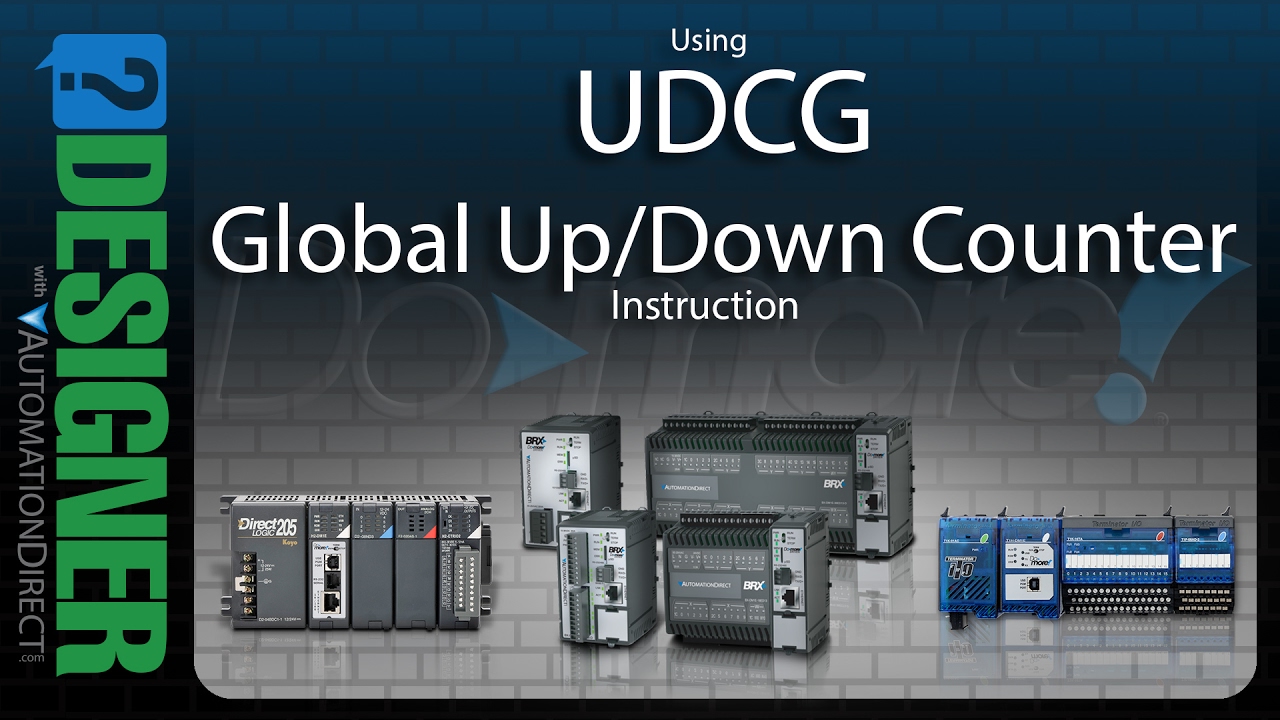 BRX Do-more Designer Using the UDCG Instruction from AutomationDirect ...