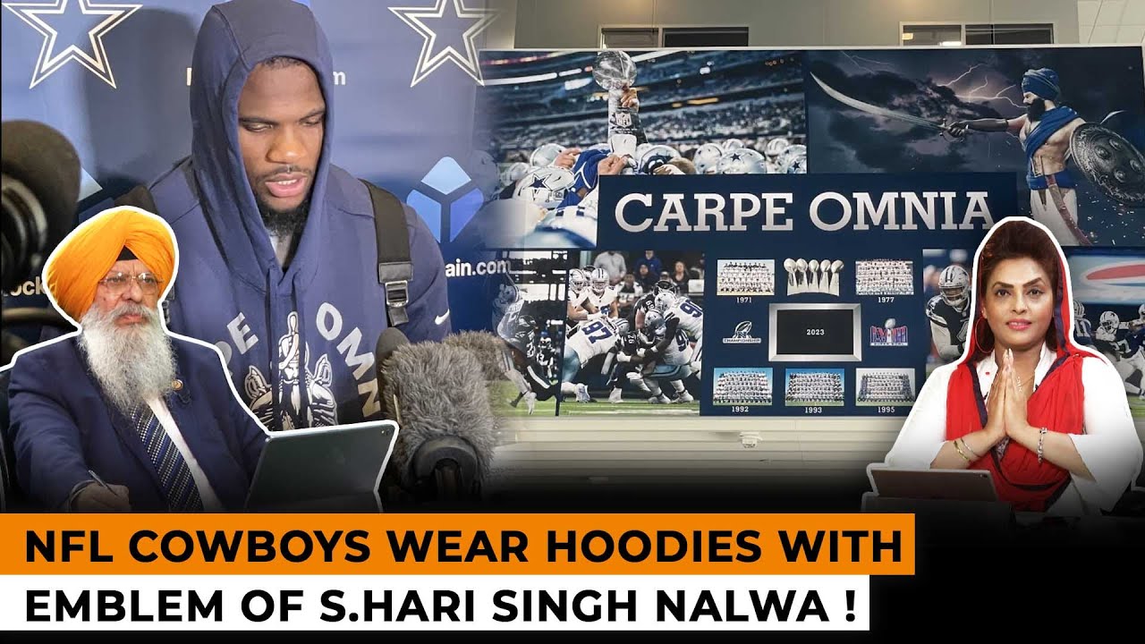 NFL Cowboys Wear Hoodies With Emblem of S.Hari Singh Nalwa ! : Dr ...