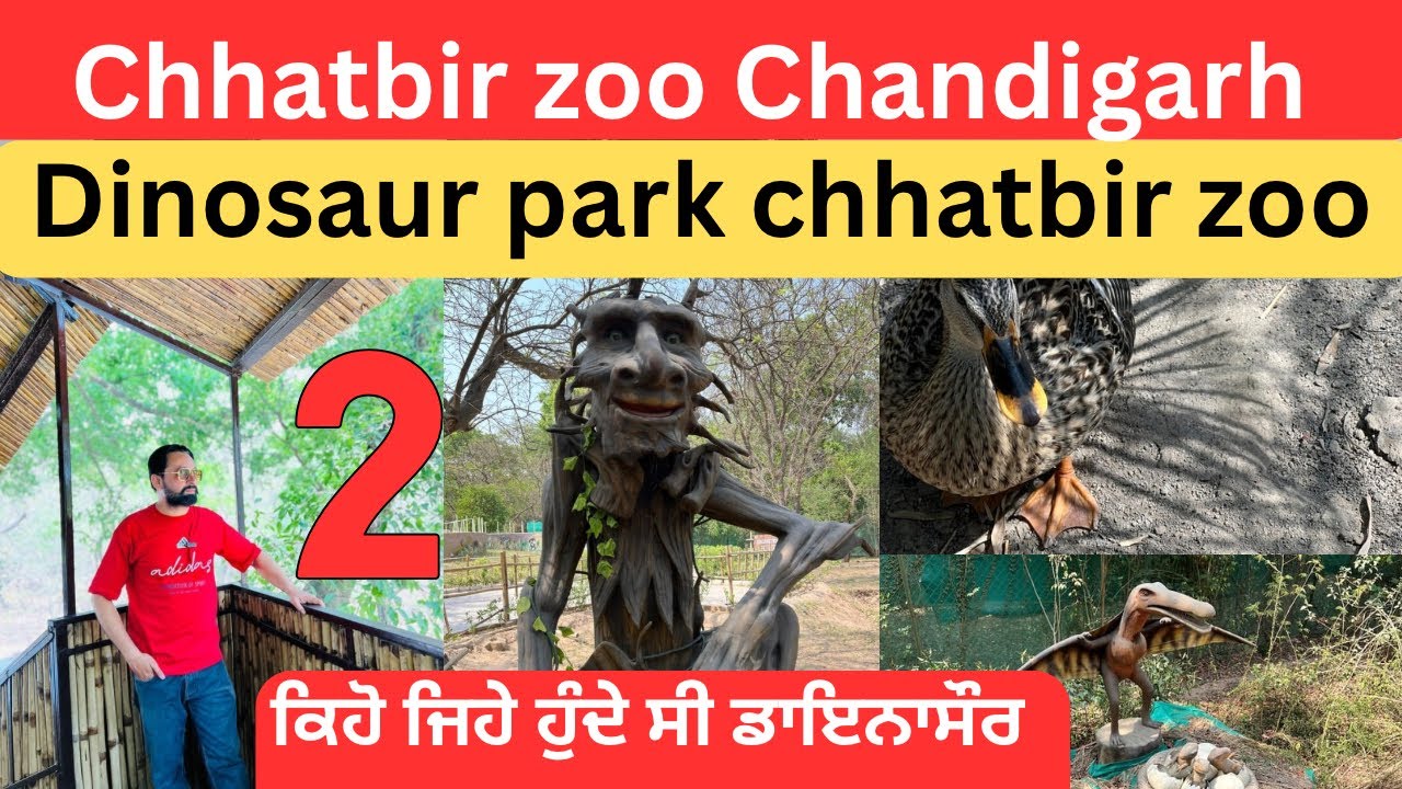 Chhatbir zoo Chandigarh | Dinosaur park chhatbir zoo I chhatbir zoo ...