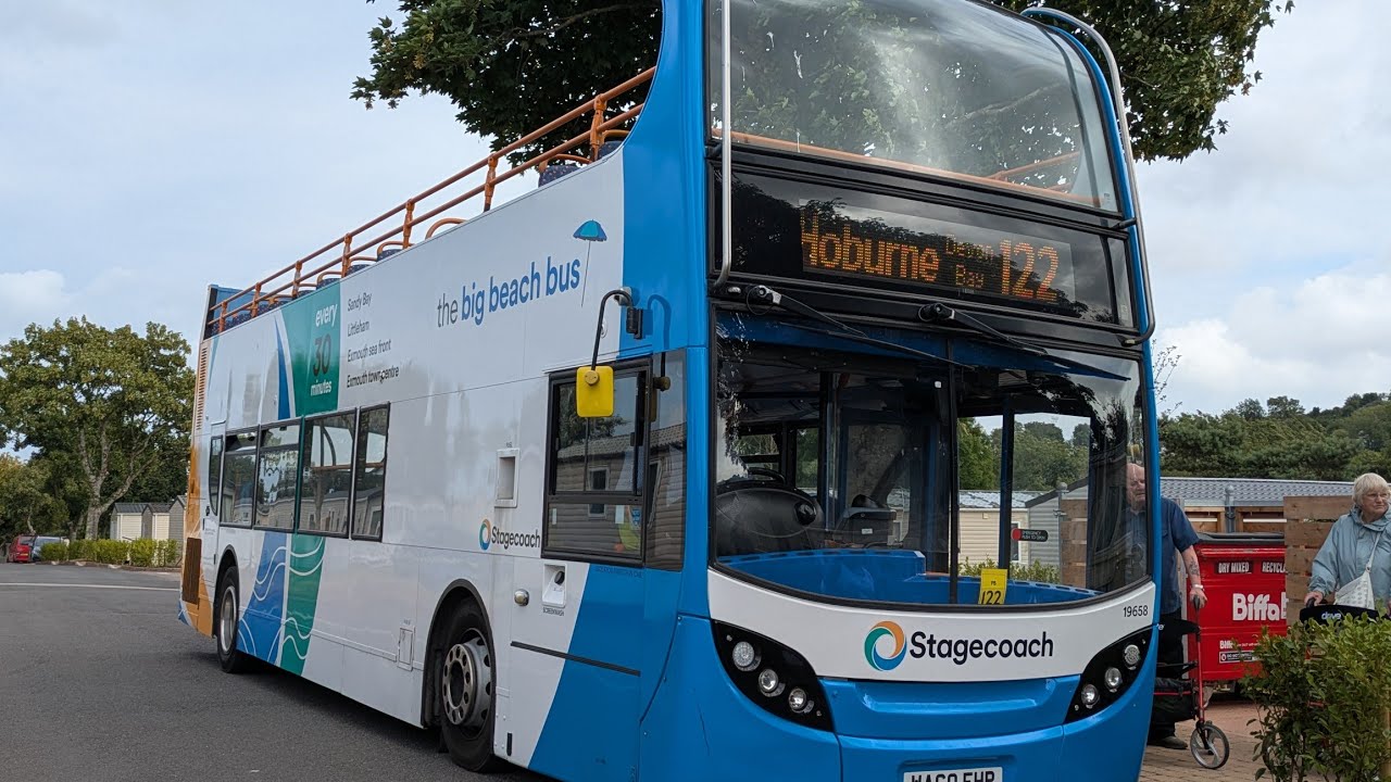 *ON LOAN* 19658 WA60 FHP Stagecoach Local (The Big Beach Bus) ADL ...
