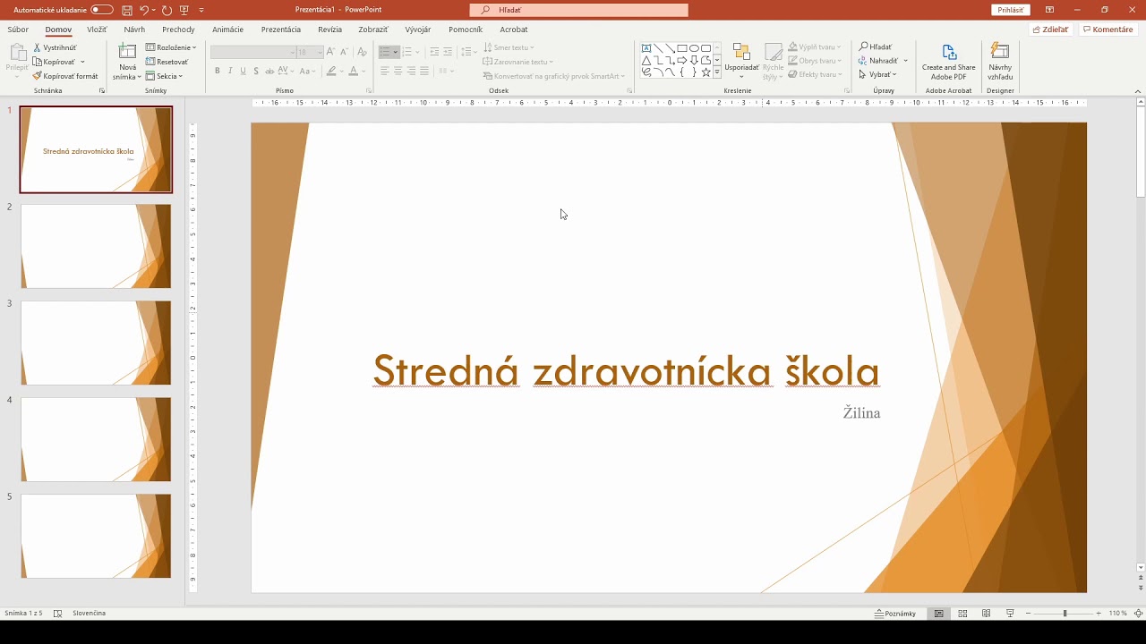 PowerPoint - vytvorenie prezentácie - YouTube