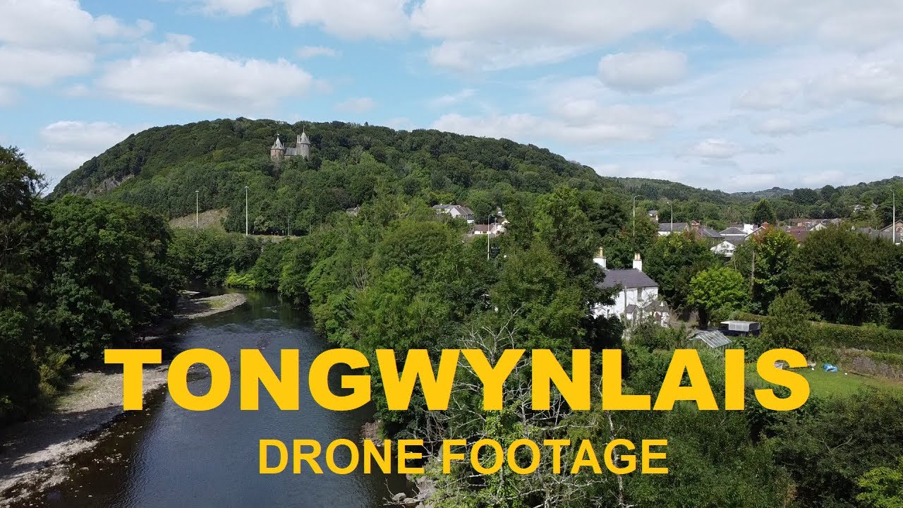 Drone Footage of Tongwynlais Cardiff 03 August 2024 - YouTube