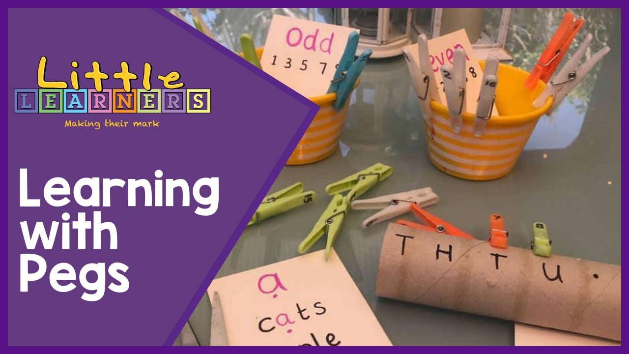 Learning Activities with Pegs! | Learning through Play - YouTube