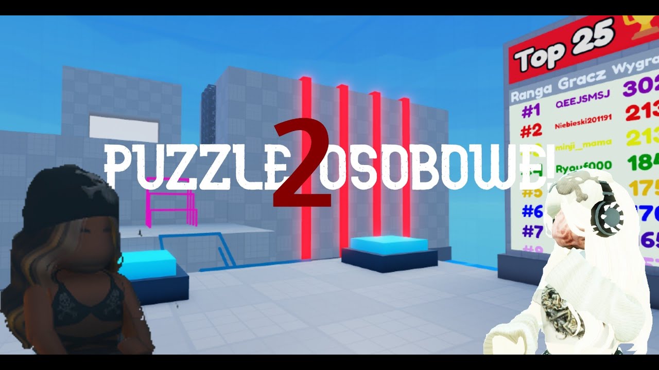 PUZZLE 2 OSOBOWE! ROBLOX - YouTube