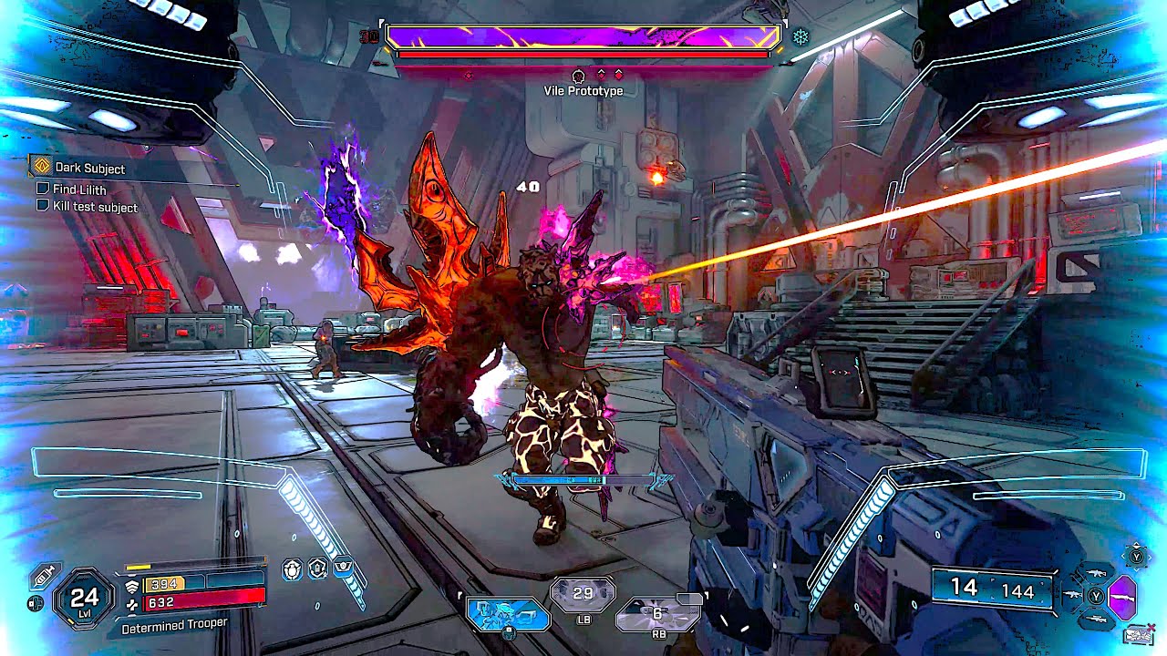 Borderlands 4 | Vile Prototype BOSS Fight Gameplay (Solo) - YouTube