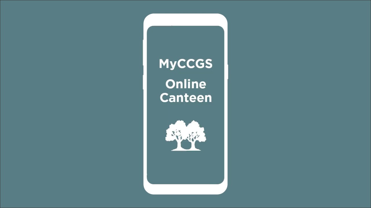 MyCCGS online canteen overview - YouTube