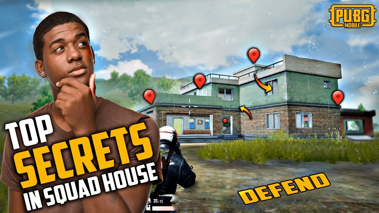Top 10 Defend Secret Tricks in Squad House in Pubg Mobile - YouTube