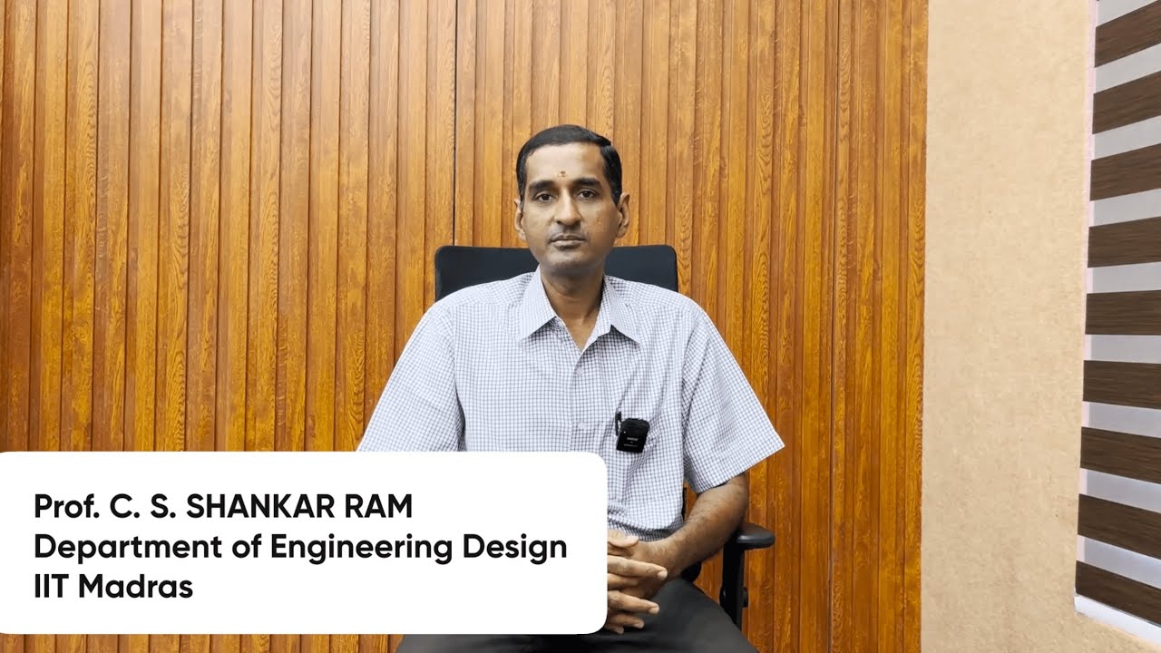 [ English ] Interview with Prof. C S Shankar Ram - IIT Madras - YouTube