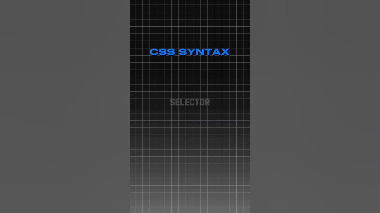 What Is Css Syntax 🧑💻 Like ️ Save Share Coding Codewithimraan Explore Css